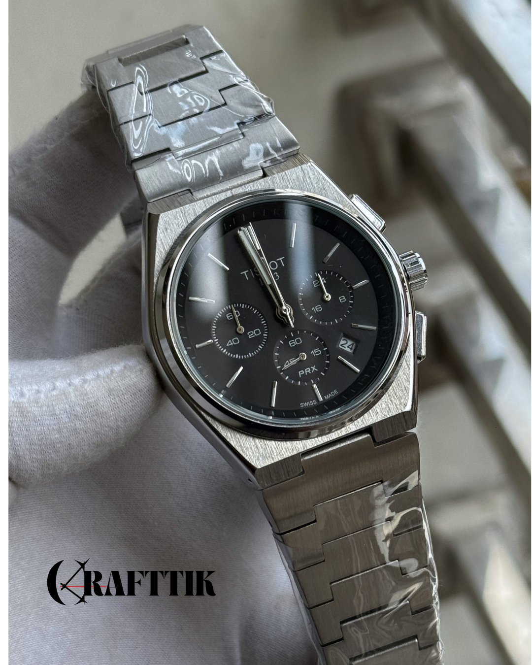 Tissot PRX Chronograph Panda - crafttik.com